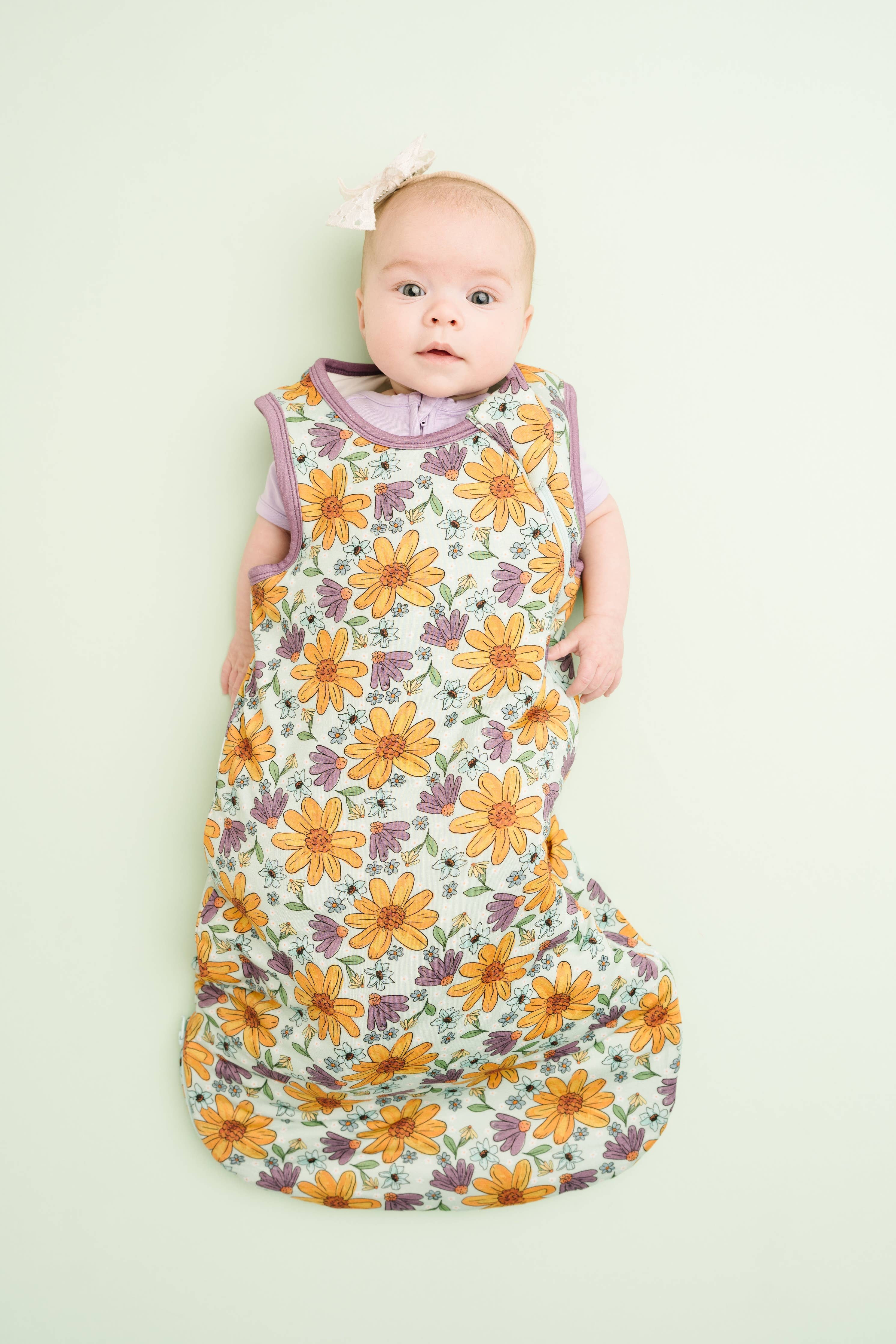 Laura Mae Floral Bamboo Sleep Bag – Raising Arrows Children's Resale ...